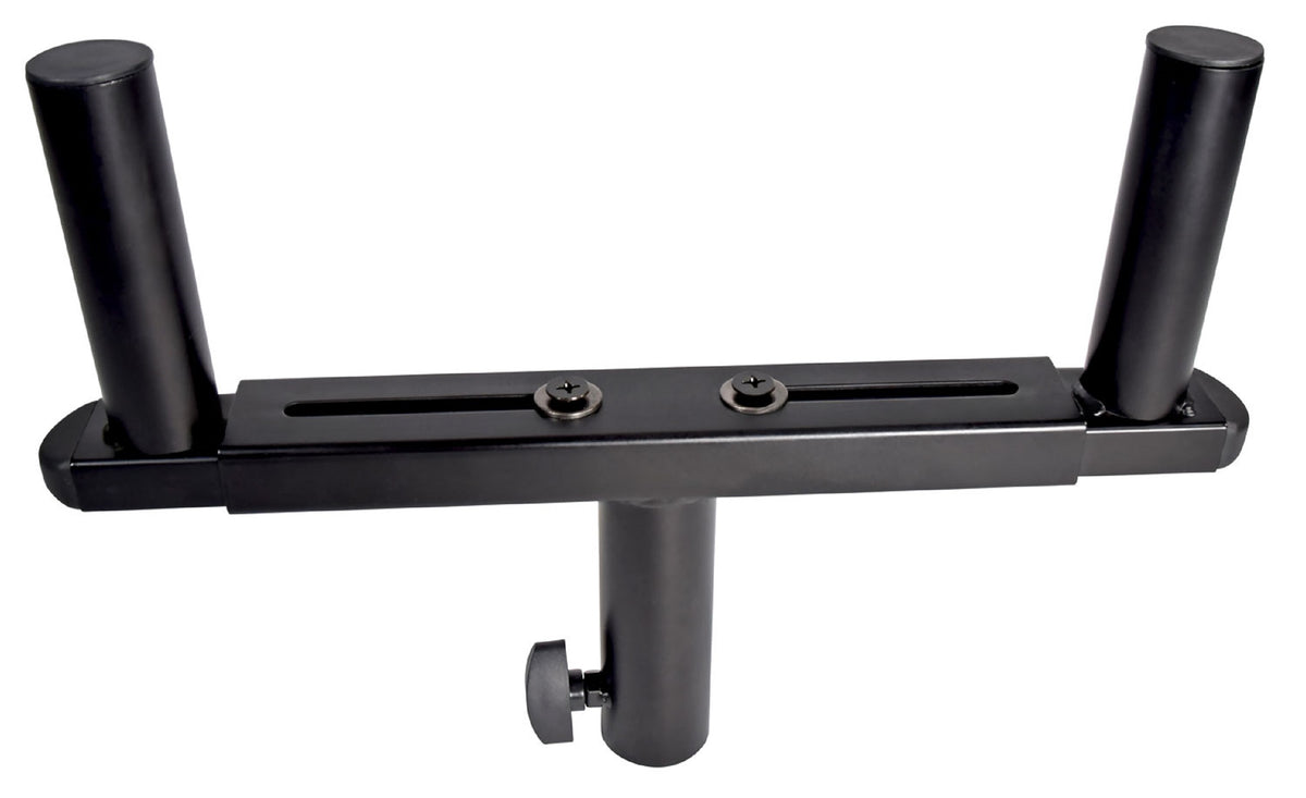 QTX Adjustable Twin 35mm Pole Mount T-Bar Adaptor | Audio Volt