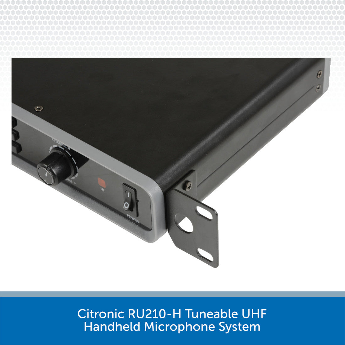 Citronic RU210-H Dual UHF Handheld Microphone System | Audio Volt