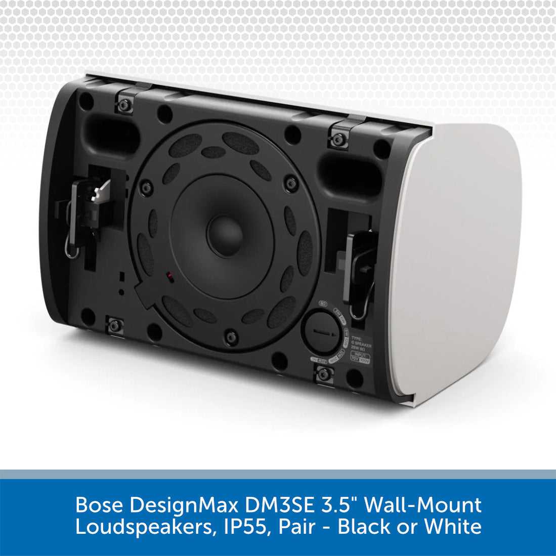 Bose DesignMax DM3SE 3.5" Wall Speakers, IP55 Rated, Pair | Audio Volt