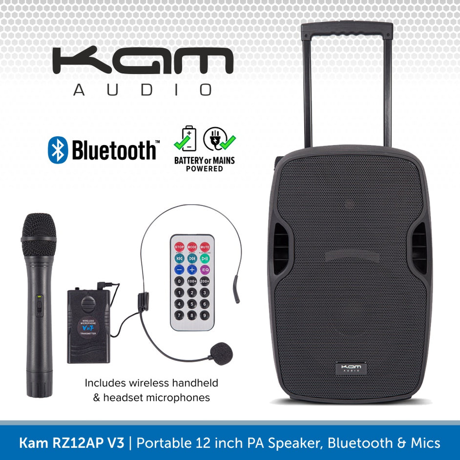 Portable Active PA Systems with Microphones | Audio Volt