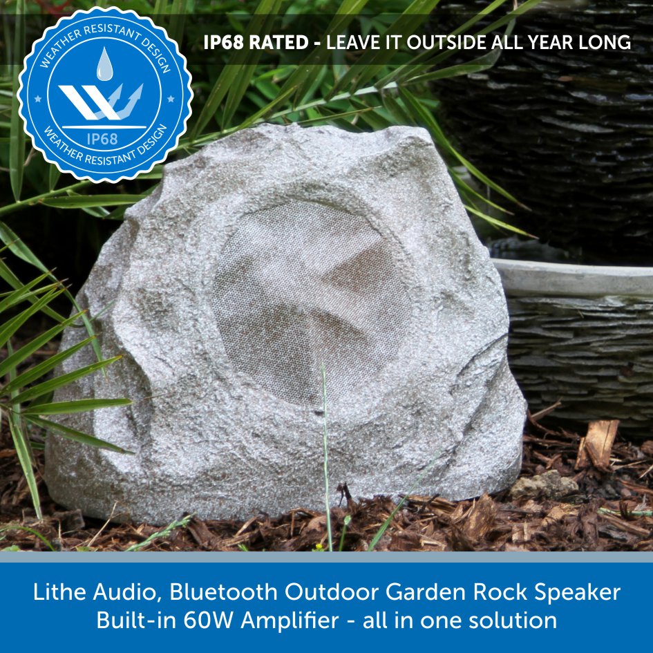 Lithe Audio Outdoor Bluetooth Garden Rock Speaker | Audio Volt