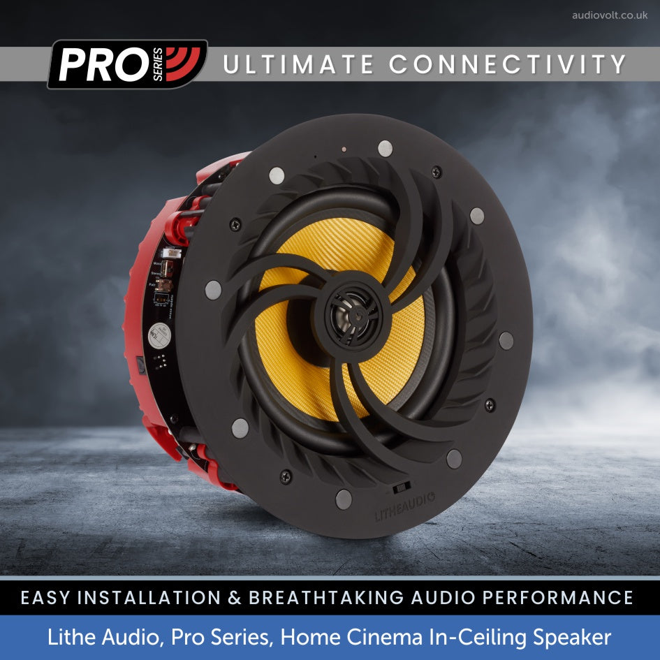 Lithe Audio 5.1 Wireless In-Ceiling Surround Sound Cinema System ...