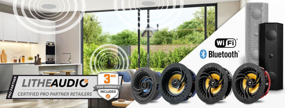 Lithe Audio Wireless All-In-One Ceiling Speakers | Audio Volt