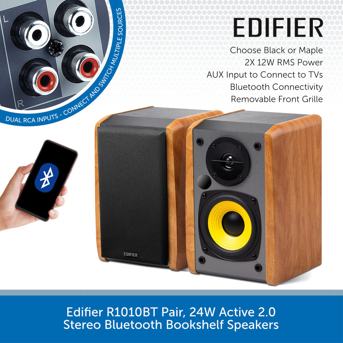 Edifier R1010BT Active Bookshelf Speakers with Bluetooth | Audio Volt