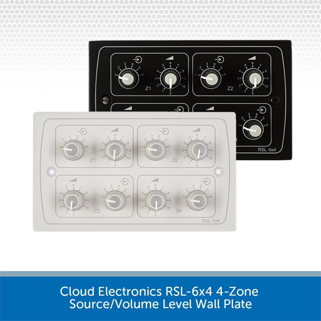 Cloud Electronics RSL-6x4 4-Zone Source/Level Control | Audio Volt