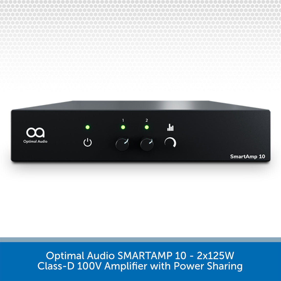 Optimal Audio SmartAmp 10 2x125W 100V Class-D Amplifier | Audio Volt