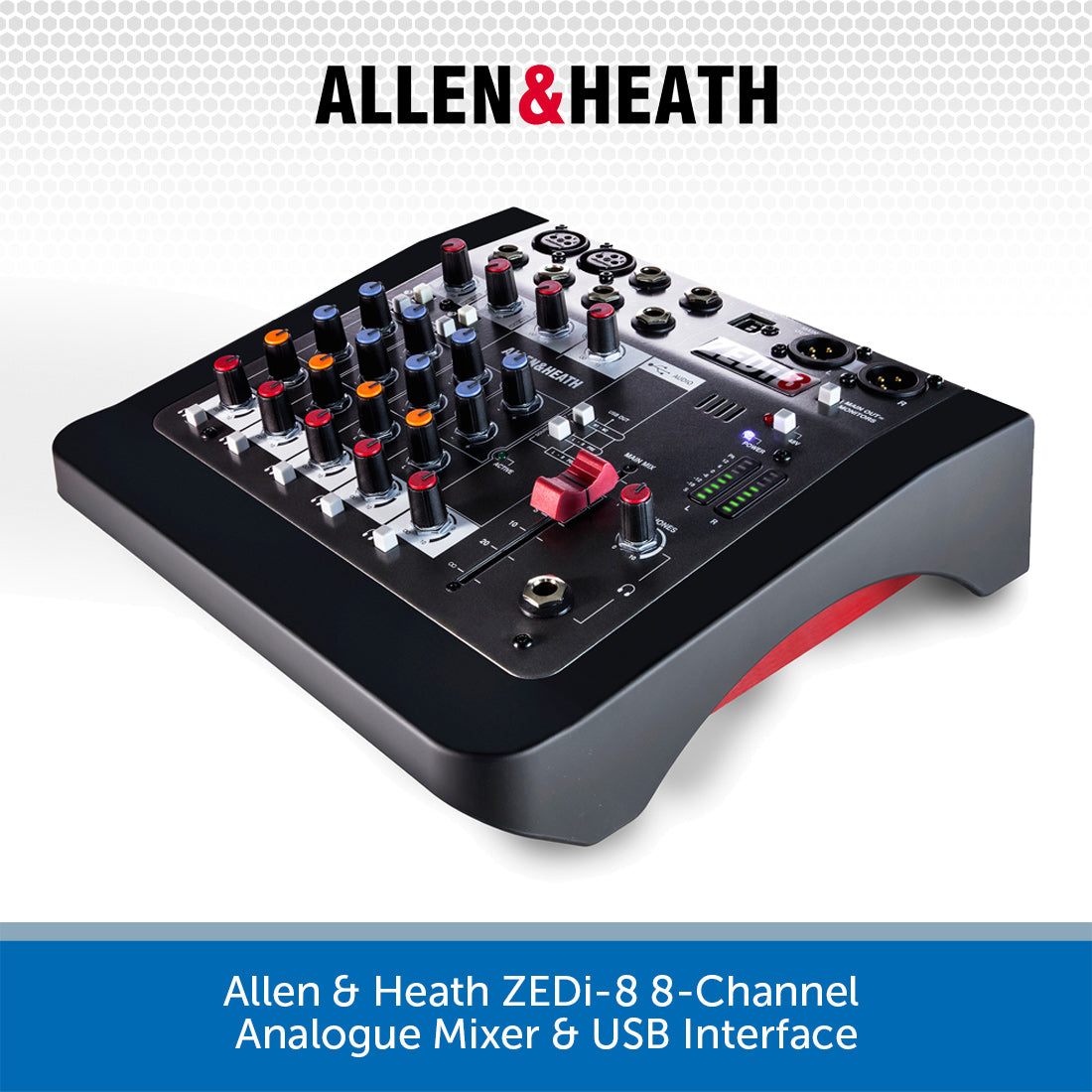 Allen & Heath ZEDi-8 8-Channel Mixer & USB Interface | Audio Volt
