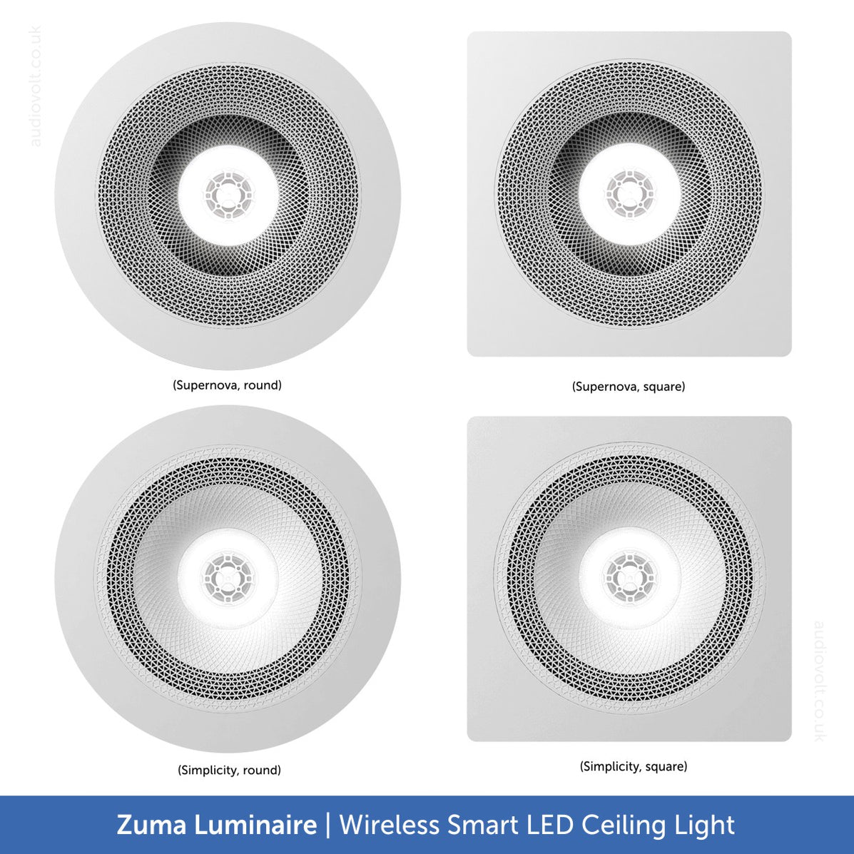 Zuma Luminaire Smart LED Ceiling Downlight | Audio Volt