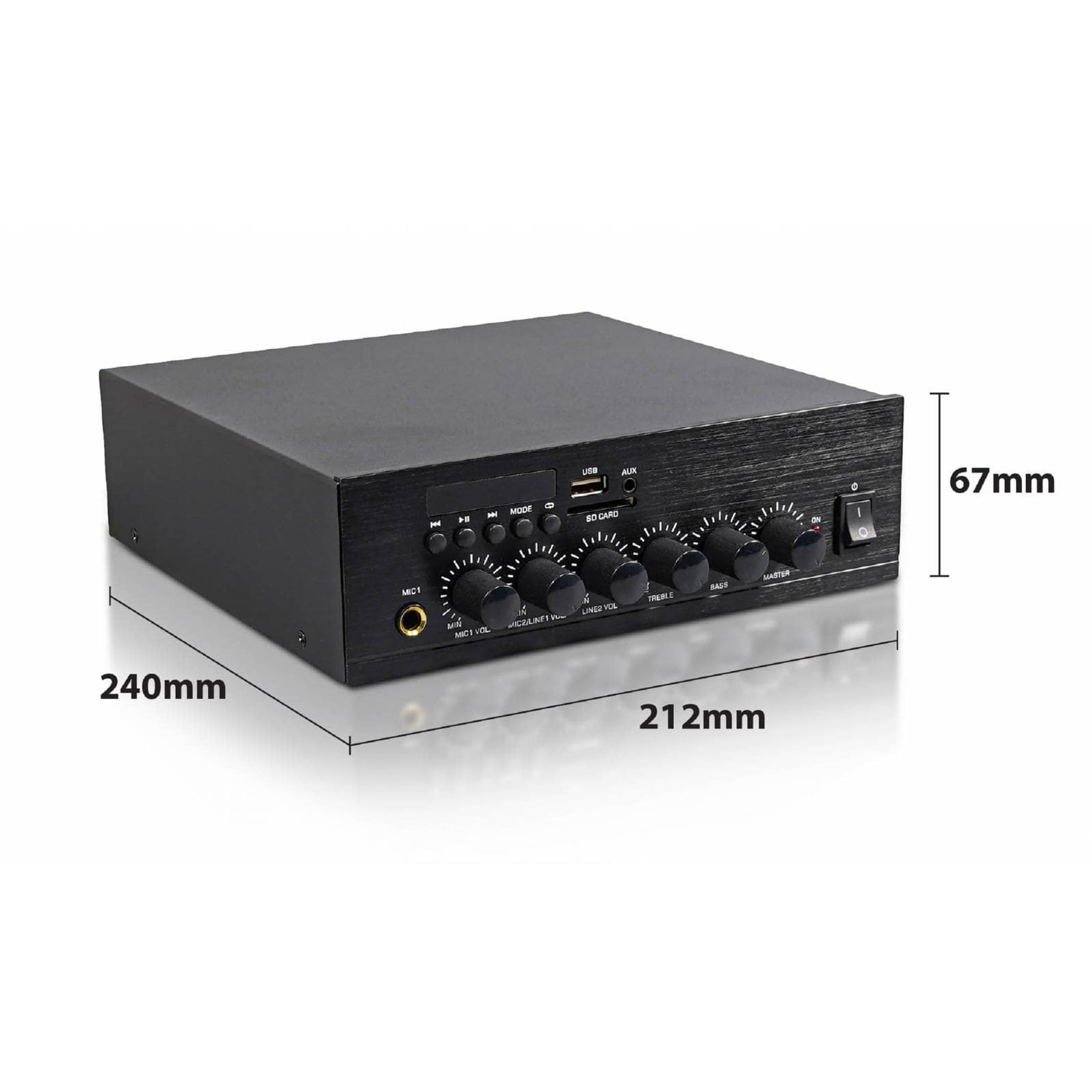 Eagle P649BC, 2 x 30W Bluetooth Stereo Amplifier, 12V | Audio Volt