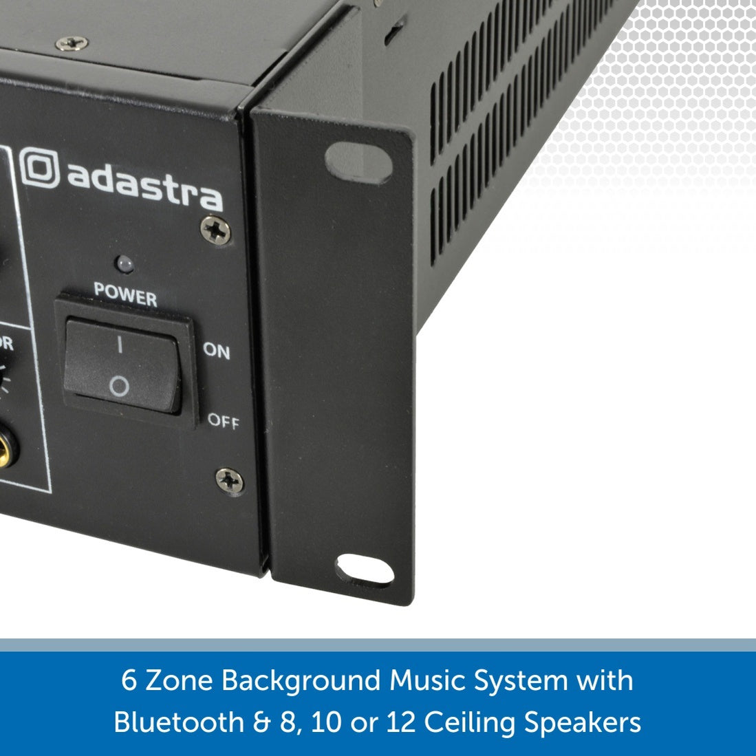 6 Zone Background Music System with Ceiling Speakers | Audio Volt