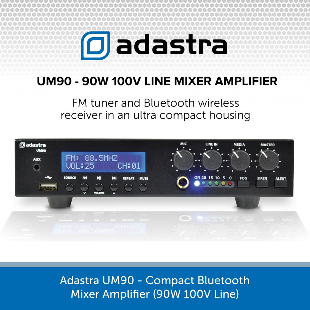 Mixer Amplifiers, 100V Line Single & Multi Zone | Audio Volt