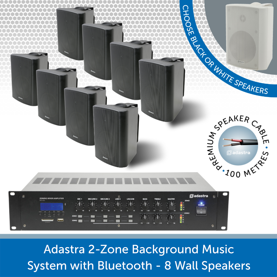 2-Zone Background Music System for Churches and Mosques | Audio Volt