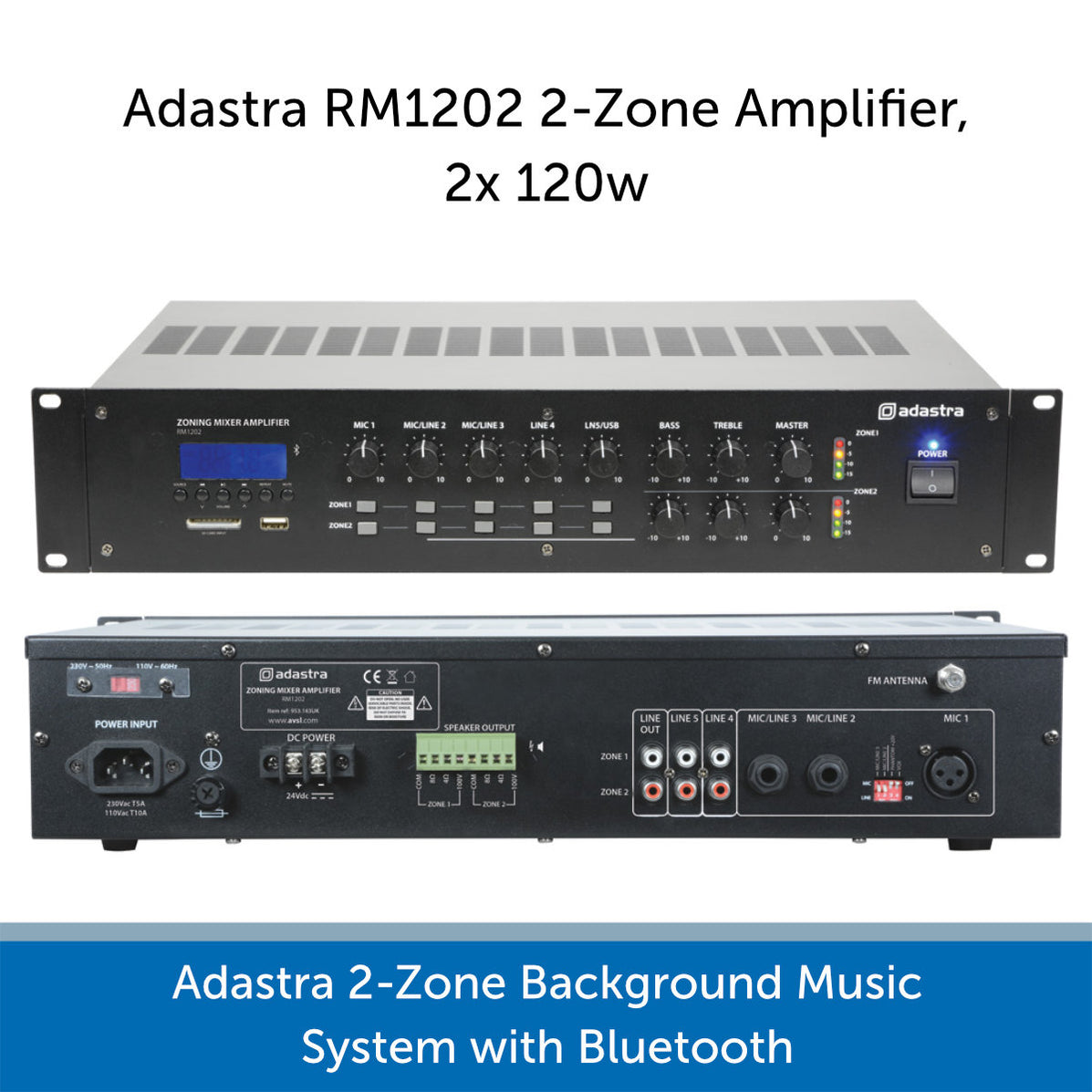 2-Zone Background Music System for Churches and Mosques | Audio Volt