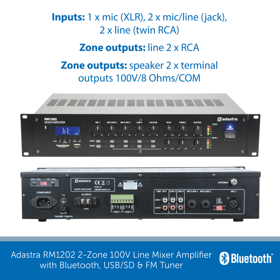 Adastra Commercial Audio Amplifiers & Speakers | Audio Volt — Audio Volt