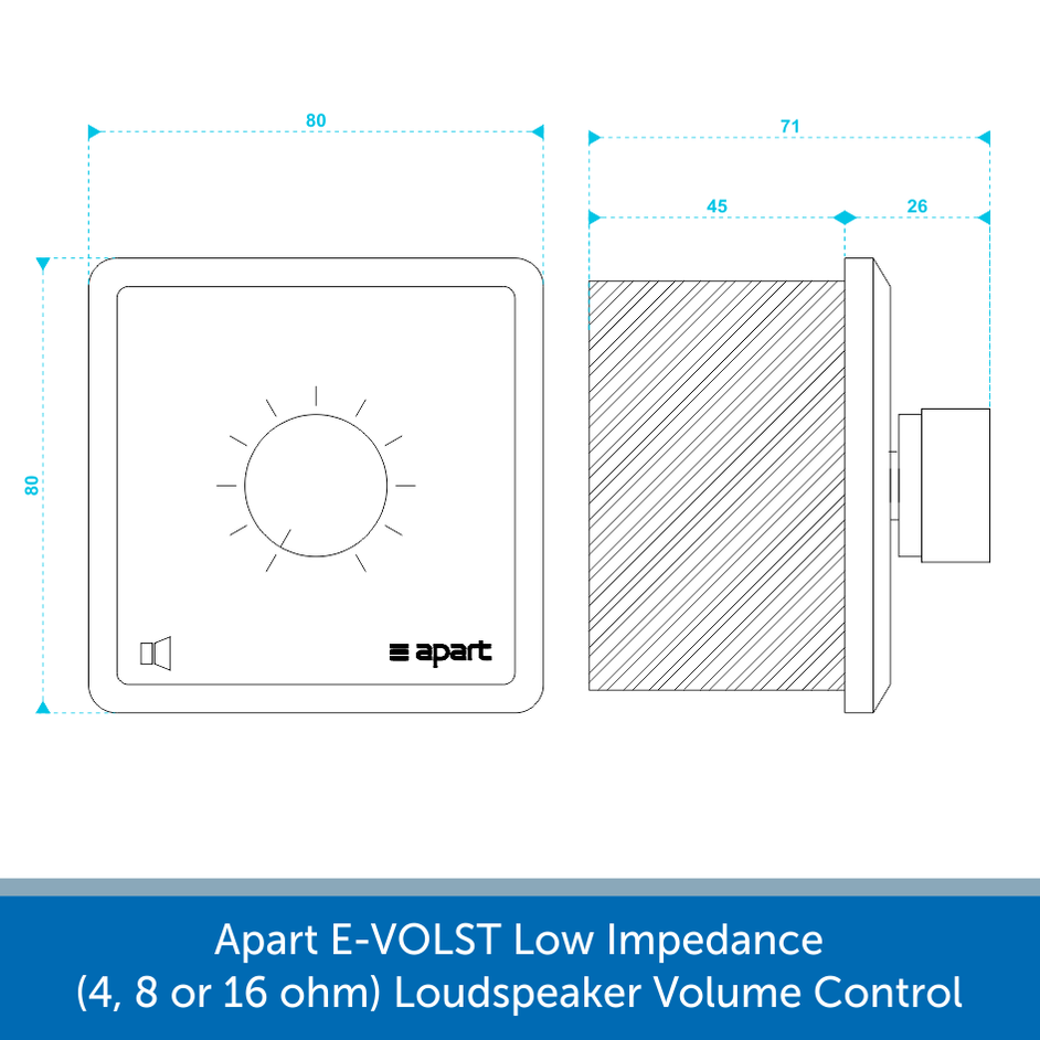 Speaker Volume Controls & Attenuators, 100V & 8 Ohms | Audio Volt
