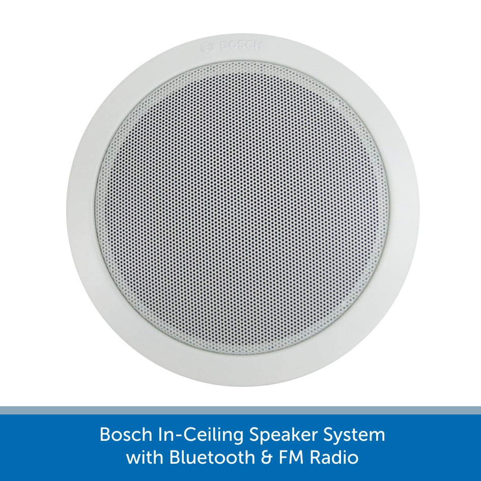 Bosch 8 Speaker Low-profile Music System with Bluetooth & Mic Input
