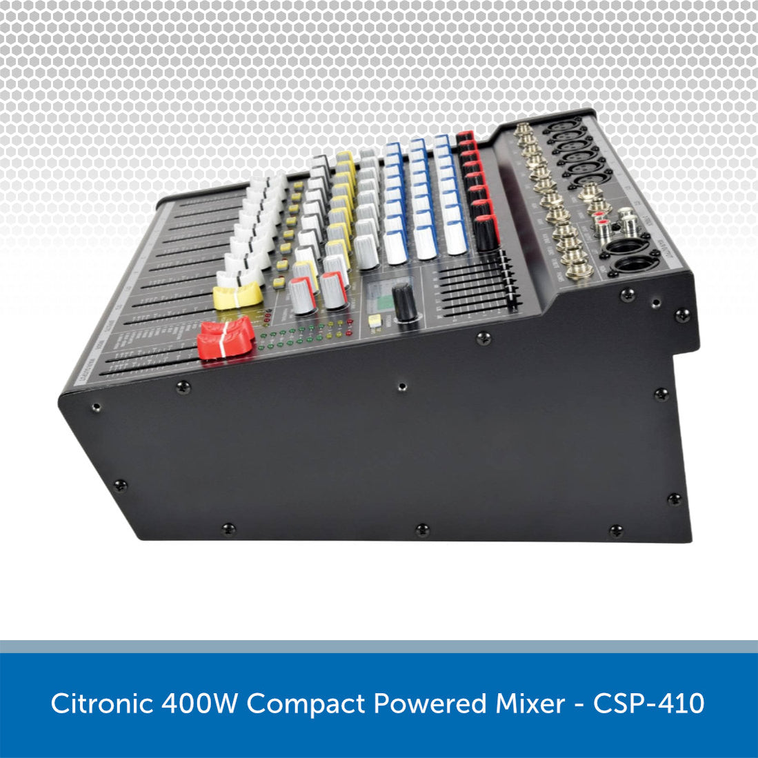 Citronic CSP-410 Compact Powered Mixing Desk, 2 x 200W | Audio Volt