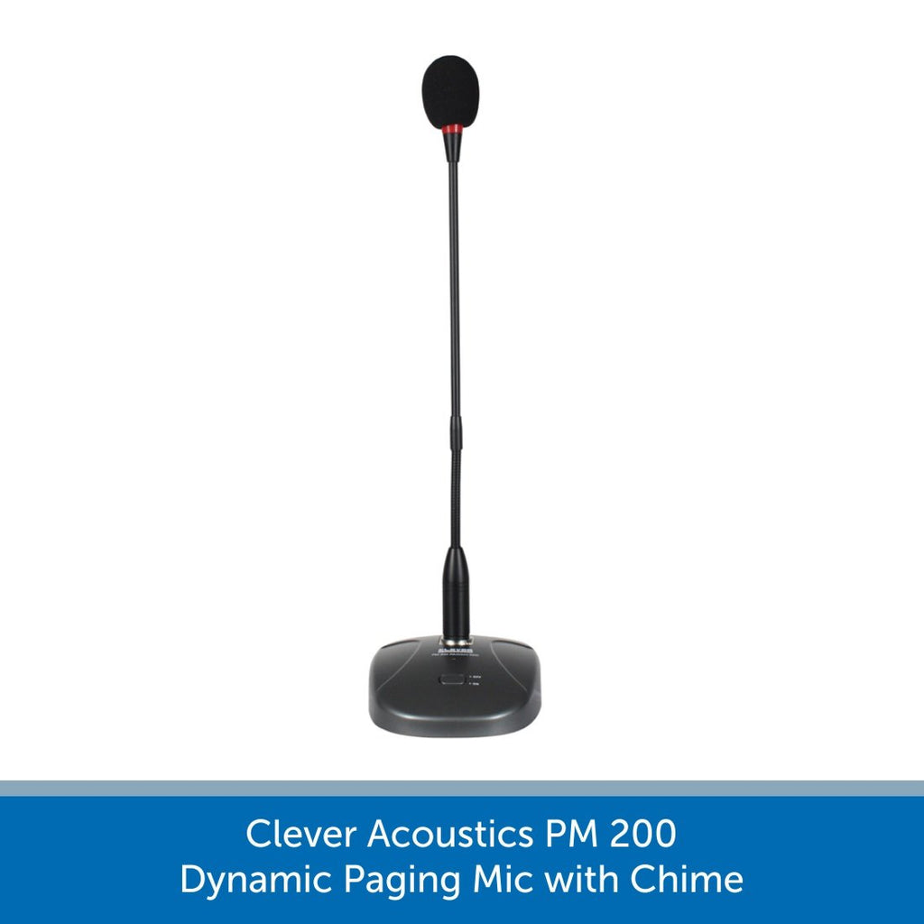 Desktop Paging Microphones for PA and Tannoy Systems | Audio Volt