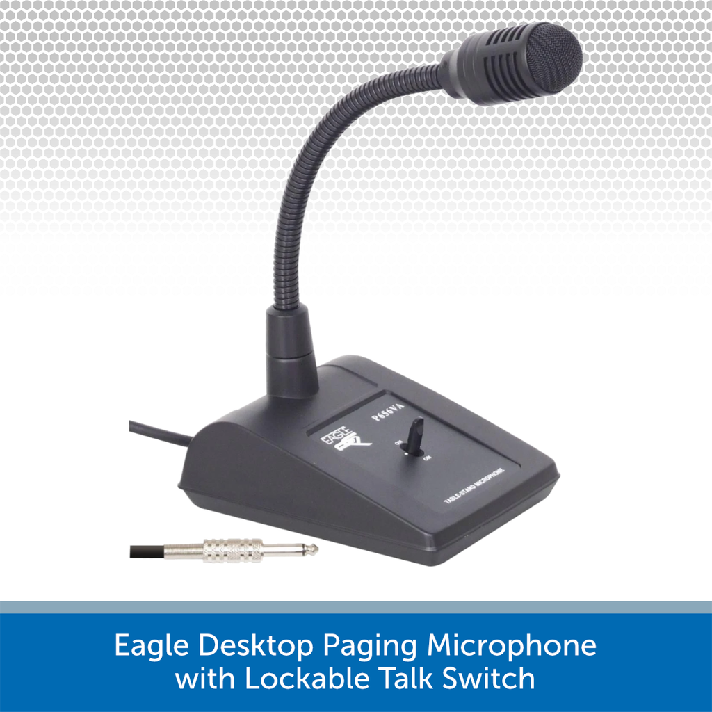 Desktop Paging Microphones for PA and Tannoy Systems | Audio Volt
