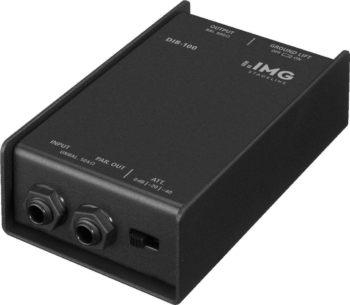 IMG Stageline DIB-100 Passive DI Box - Perfect for the Stage | Audiovolt