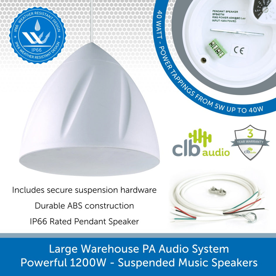 Warehouse and Factory Tannoy PA Systems UK | Audio Volt