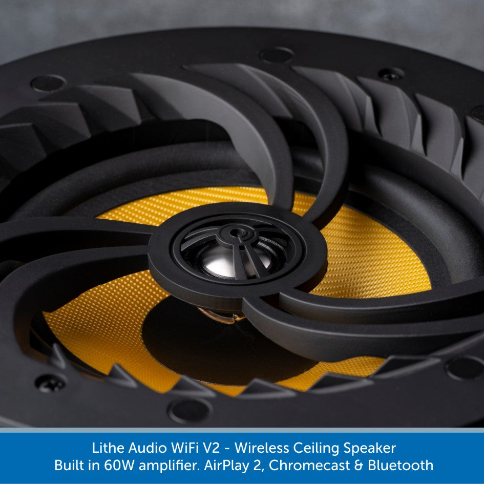 Lithe Audio WiFi V2 Multi Room Ceiling Speakers - Audio Volt