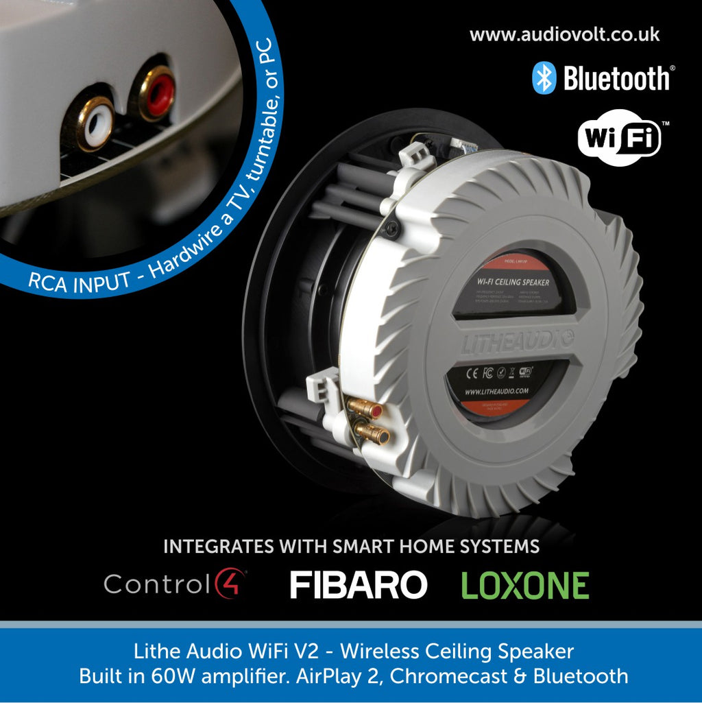 Lithe Audio Wireless All-In-One Ceiling Speakers | Audio Volt