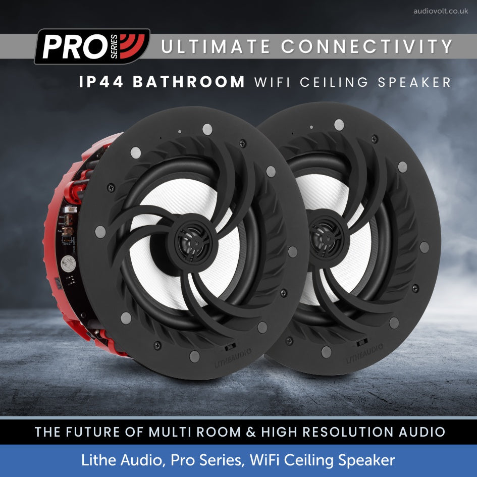 Lithe Audio Pro Series IP44 Bathroom WiFi Ceiling Speaker | Audio Volt
