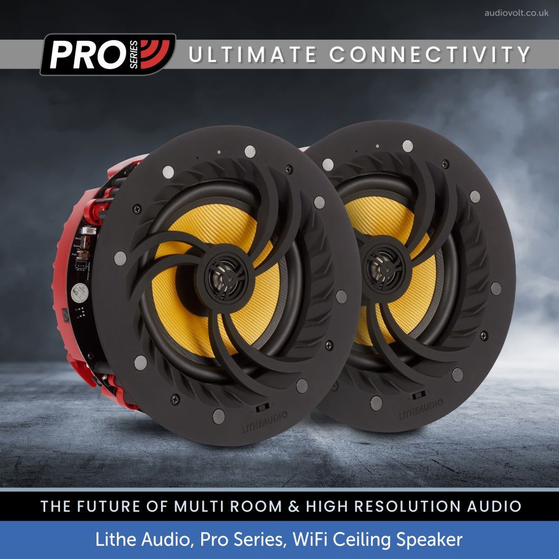 Lithe Audio Pro Series Bluetooth & WiFi Ceiling Speaker | Audio Volt