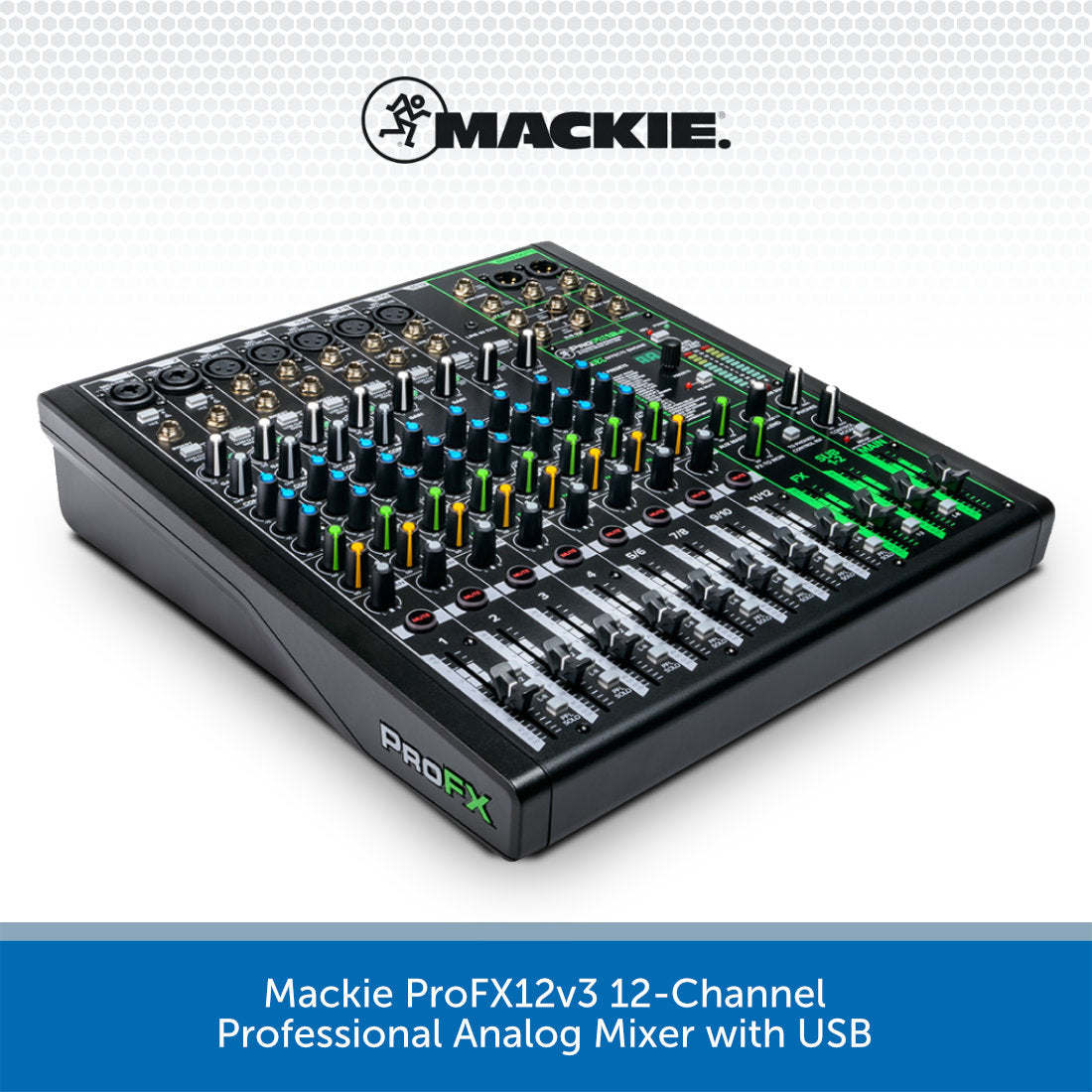 Mackie ProFX12v3 12-Channel Pro Analog Mixer with USB | Audio Volt