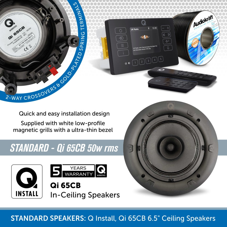 Q Acoustics E120 | Installed Home HiFi System | Audio Volt