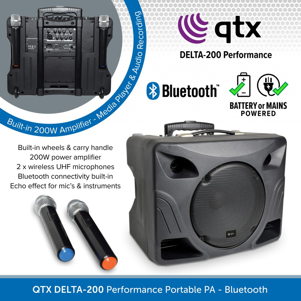 Portable Active PA Systems with Microphones | Audio Volt