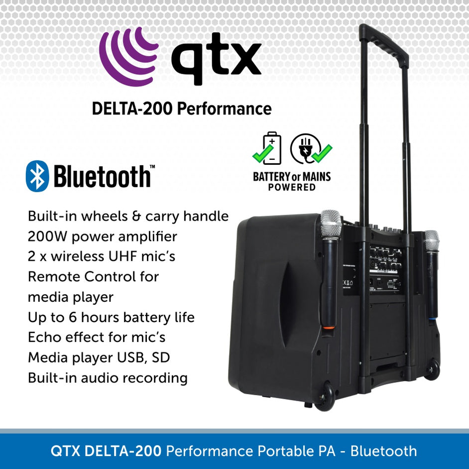 Portable Active PA Systems with Microphones | Audio Volt