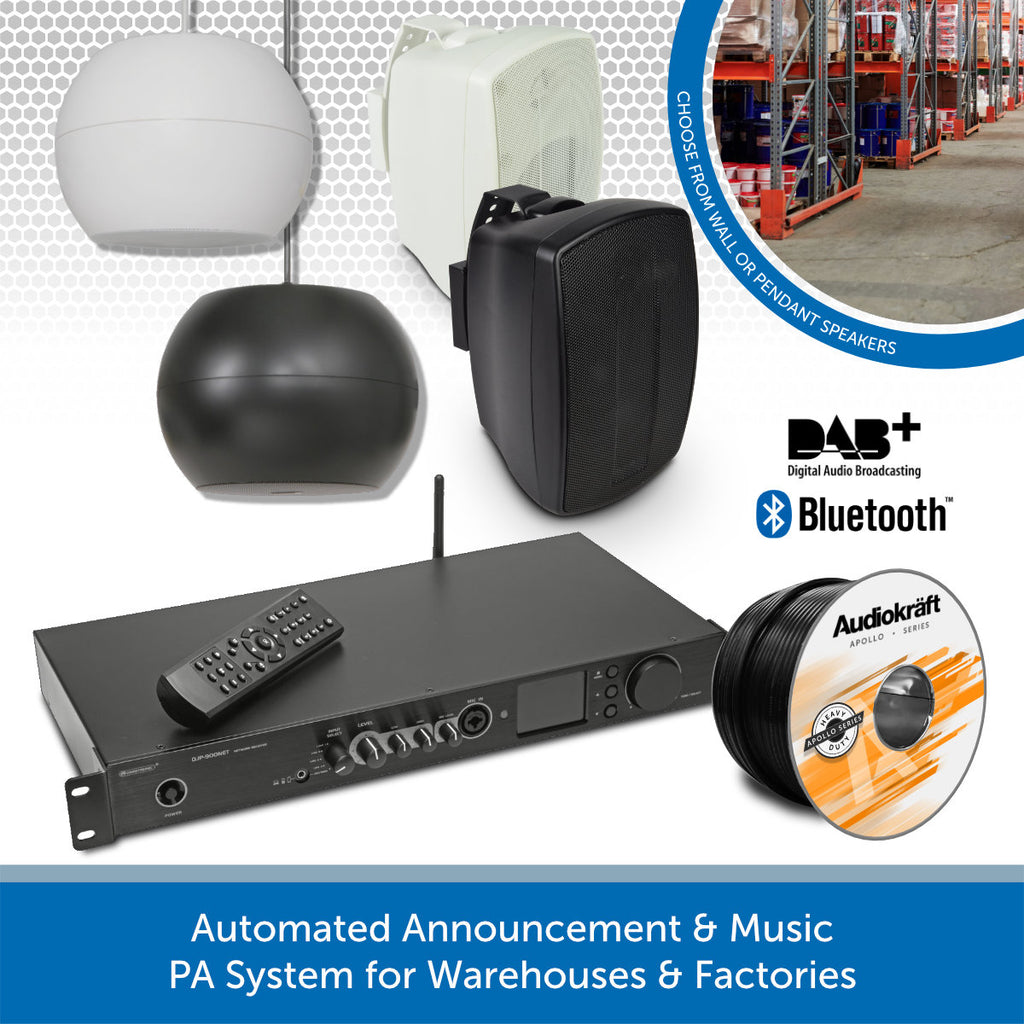 Warehouse and Factory Tannoy PA Systems UK | Audio Volt — Audio Volt