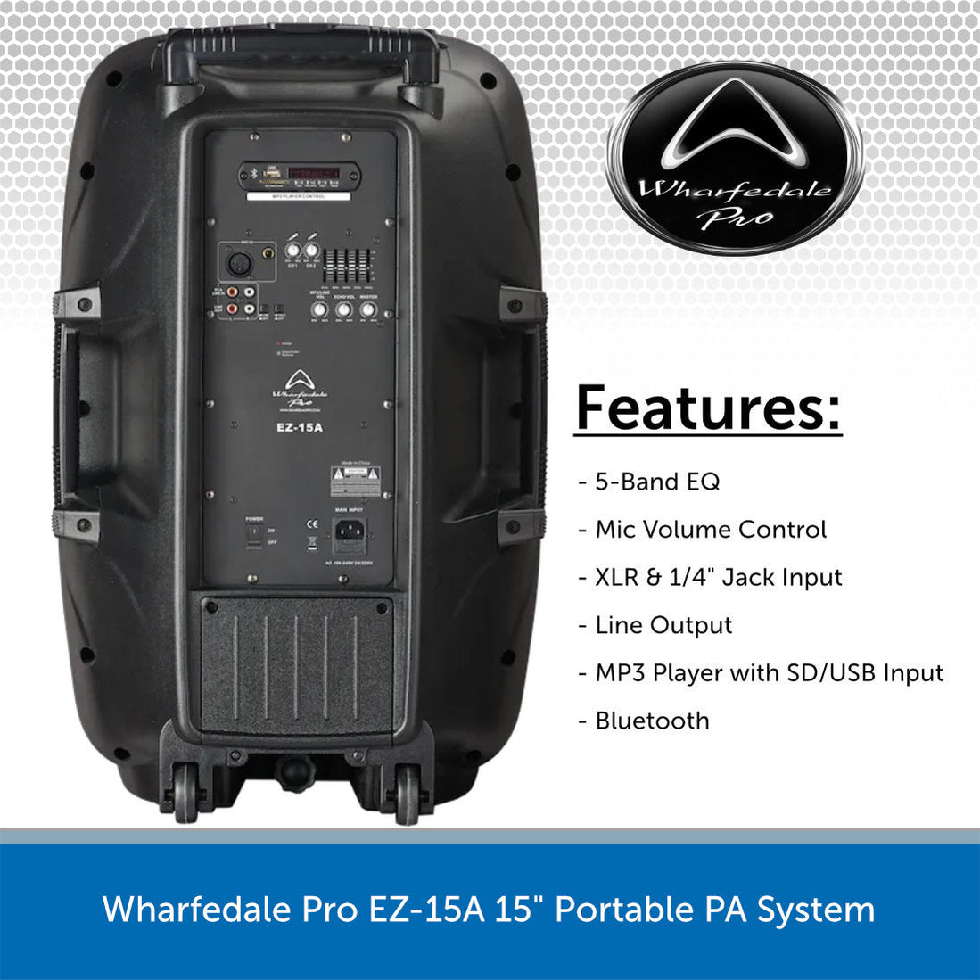 Wharfedale Pro Titan EZ-15A 15" Portable PA System | Audio Volt